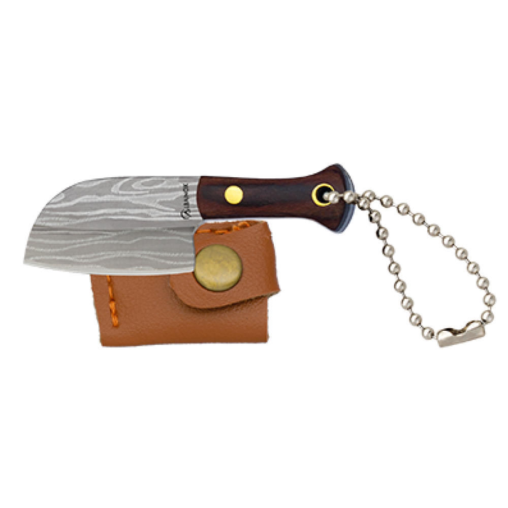 ΜΑΧΑΙΡΙ ALBAINOX, Mini Μαχαίρι τύπου Damasc με θήκη