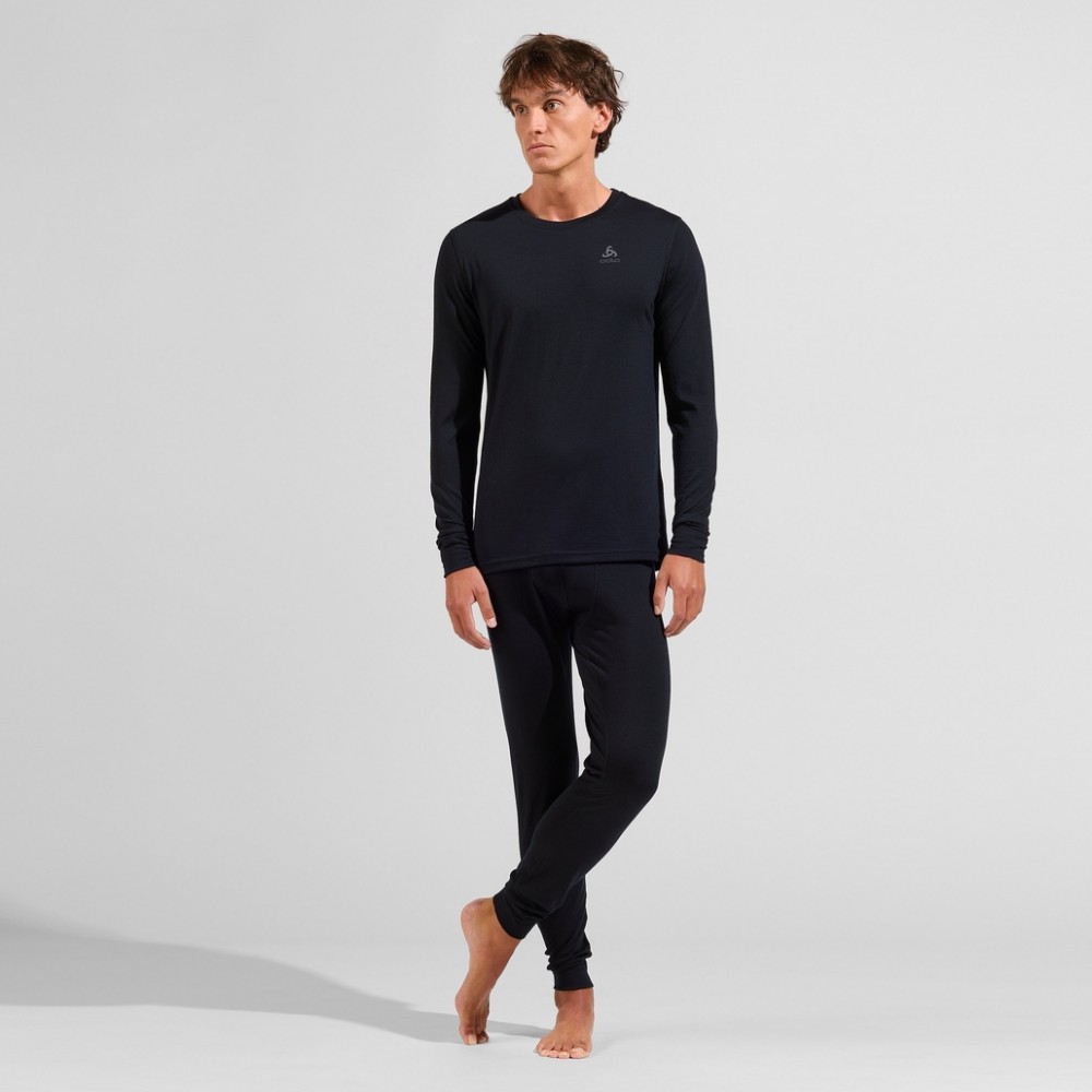 ΙΣΟΘΕΡΜΙΚΟ ΠΑΝΤΕΛΟΝΙ ΑΝΔΡΙΚΟ ODLO MERINO 200 - ΜΑΥΡΟ - Ισοθερμικά ...