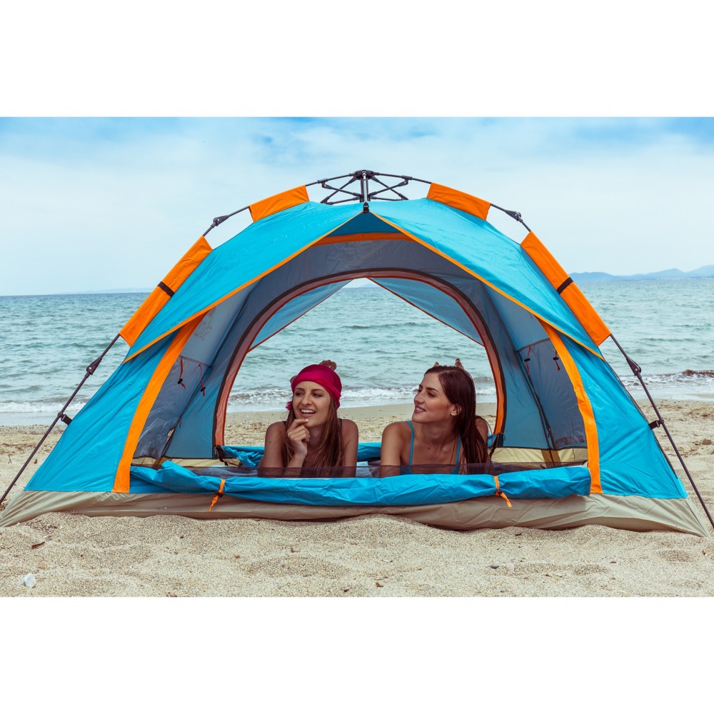 ΣΚΙΑΣΤΡΟ ΠΑΡΑΛΙΑΣ ΑΥΤΟΜΑΤΟ SOLART - 4 ΑΤΟΜΩΝ - CAMPING