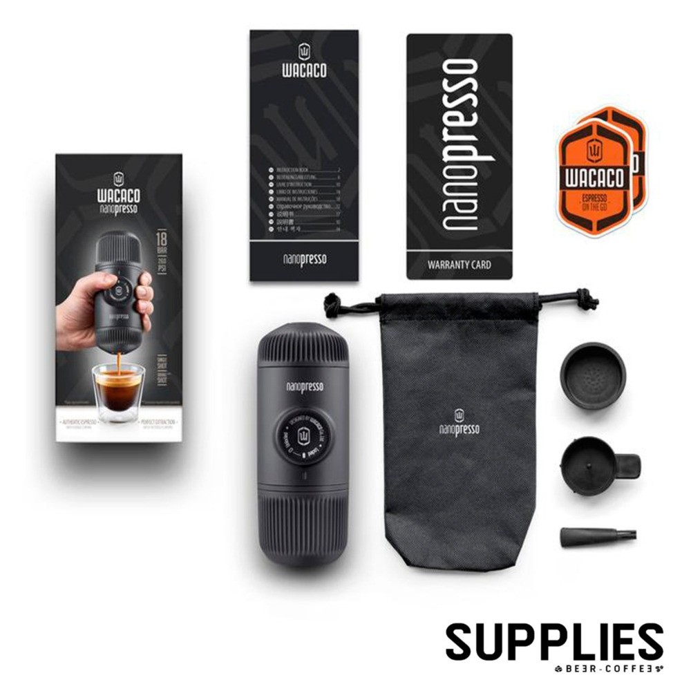 NANOPRESSO WACACO GREY ΦΟΡΗΤΗ ΜΗΧΑΝΗ ESPRESSO - CAMPING