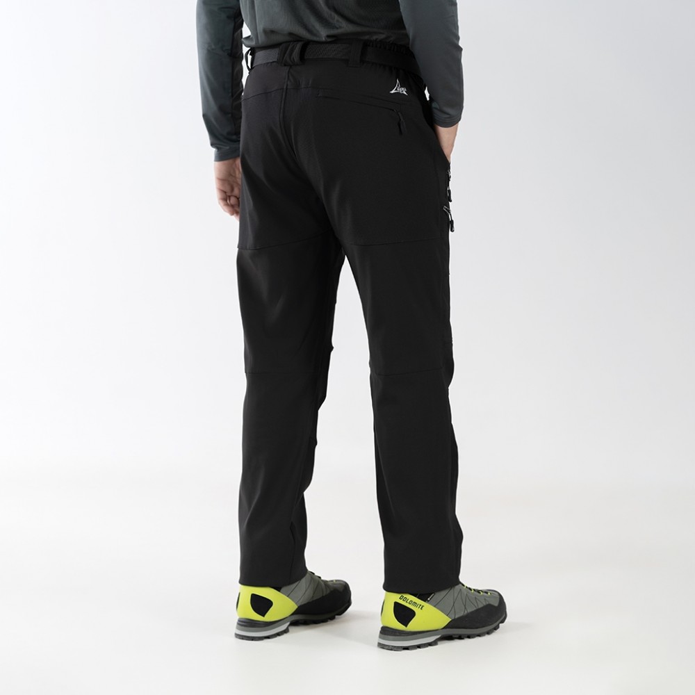 ΠΑΝΤΕΛΟΝΙ APU MAKALU - ΜΑΥΡΟ - CLOTHING FOOTWEAR CASUAL