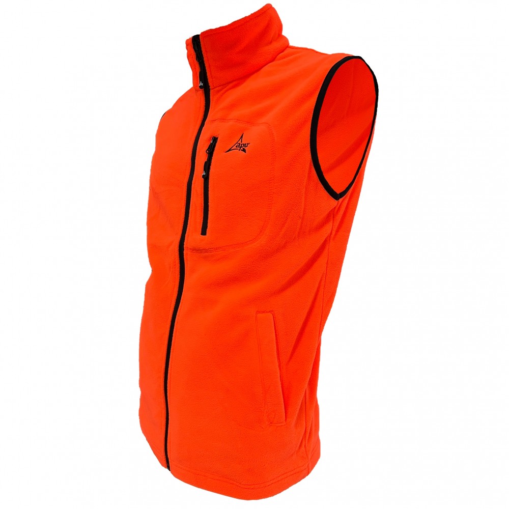 ΓΙΛΕΚΟ APU NEPAL FLEECE VEST - ΠΟΡΤΟΚΑΛΙ - CLOTHING FOOTWEAR CASUAL