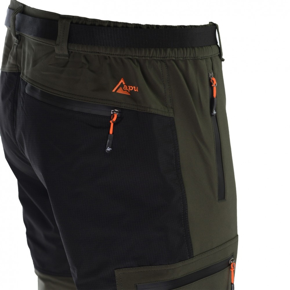 ΠΑΝΤΕΛΟΝΙ APU DIRFYS - ΧΑΚΙ/ΜΑΥΡΟ - CLOTHING FOOTWEAR CASUAL