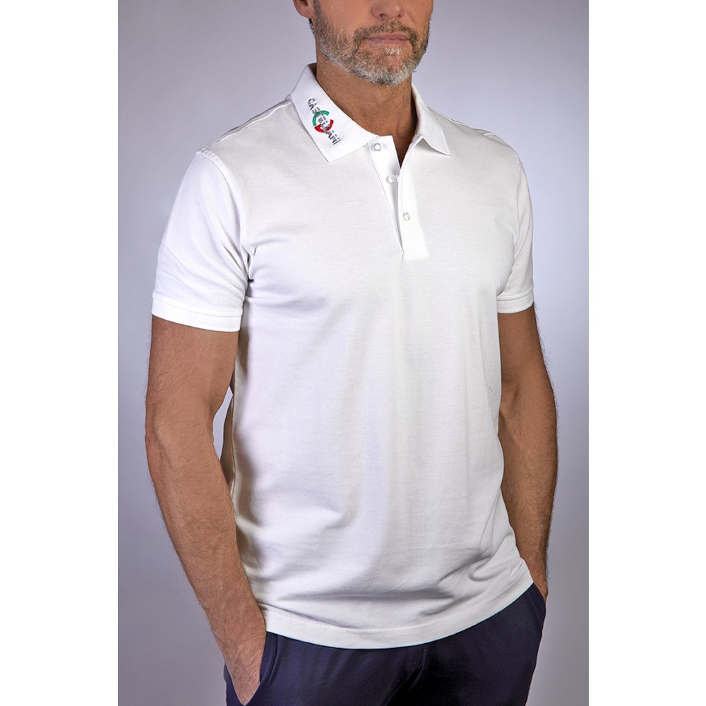 ΜΠΛΟΥΖΑΚΙ ΣΚΟΠΕΥΤΙΚΟ CASTELLANI POLO - ΛΕΥΚΟ - SHOOTING