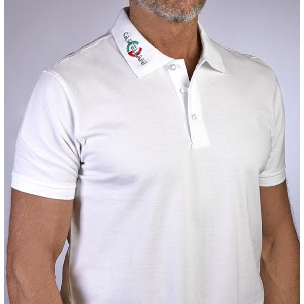 ΜΠΛΟΥΖΑΚΙ ΣΚΟΠΕΥΤΙΚΟ CASTELLANI POLO - ΛΕΥΚΟ - SHOOTING