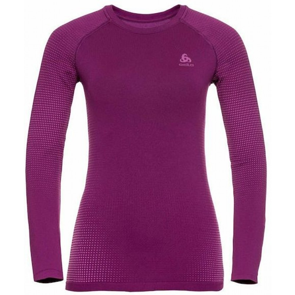 ΙΣΟΘΕΡΜΙΚΗ ΜΠΛΟΥΖΑ ΓΥΝΑΙΚΕΙΑ ODLO PERFORMANCE WARM ECO L/S - ΦΟΥΞΙΑ ...