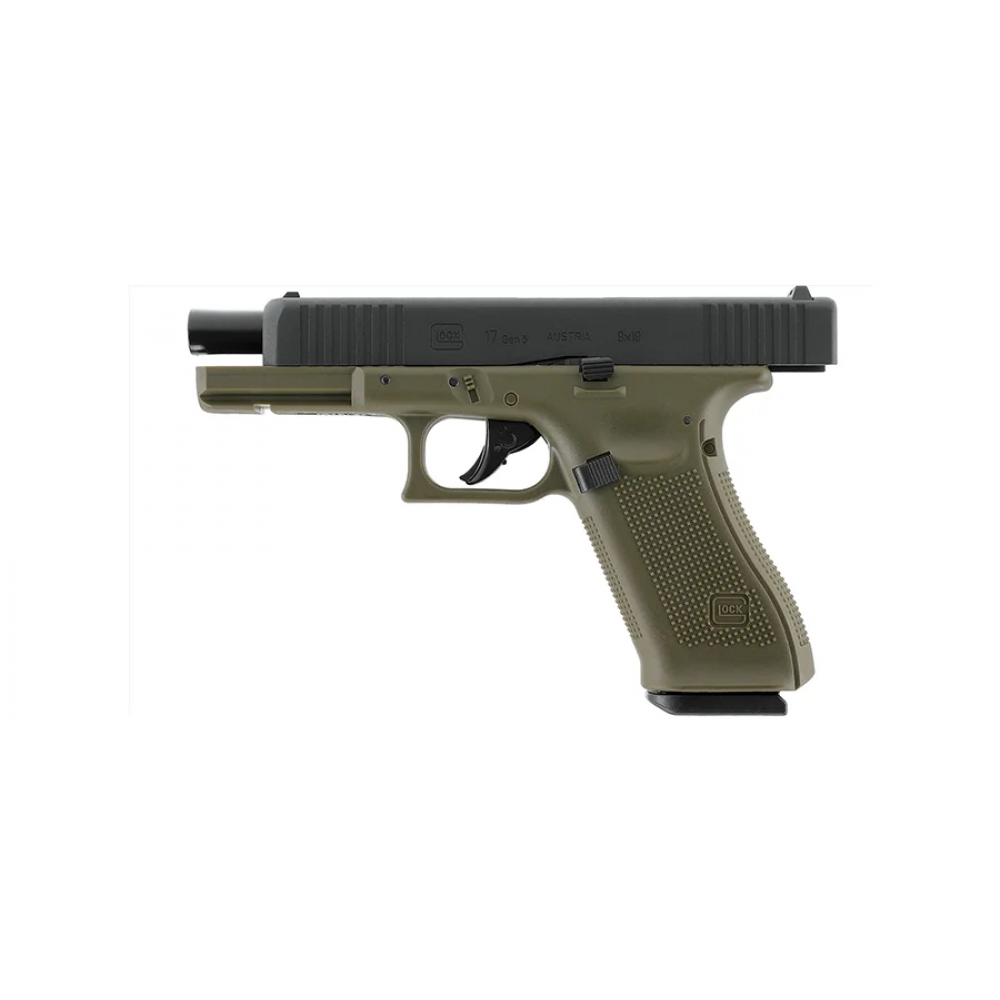 ΑΕΡΟΒΟΛΟ ΠΙΣΤΟΛΙ UMAREX GLOCK 17 GEN 5 BLOWBACK - BATTLEFIELD GREEN ...