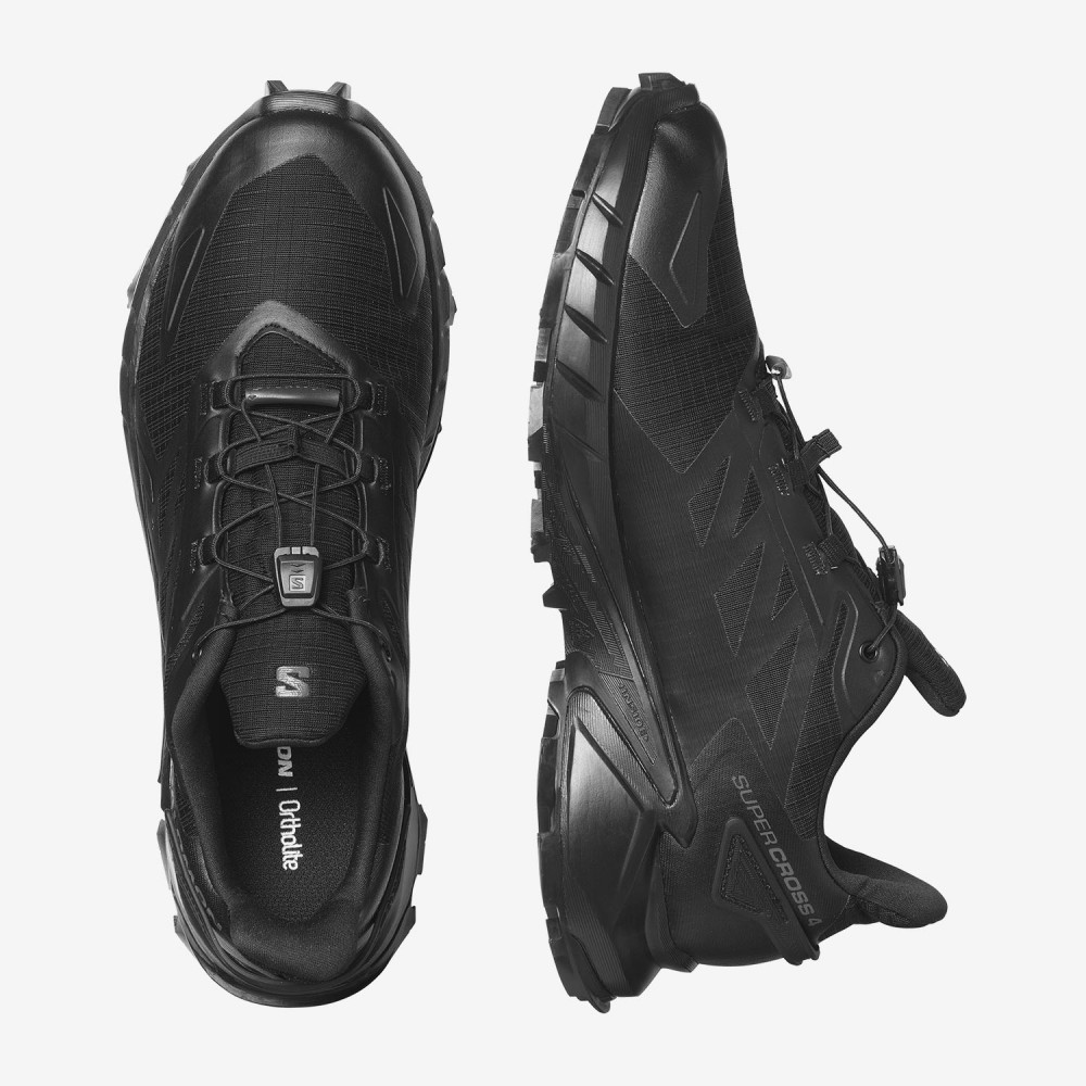 ΠΑΠΟΥΤΣΙΑ SALOMON SUPERCROSS 4 GTX - BLACK - Shoes - Footwear ...