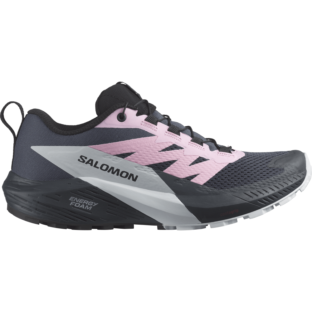 ΠΑΠΟΥΤΣΙΑ ΓΥΝΑΙΚΕΙΑ SALOMON SENSE RIDE 5 - ΜΑΥΡΟ/ΡΟΖ - ΤΡΕΞΙΜΟ