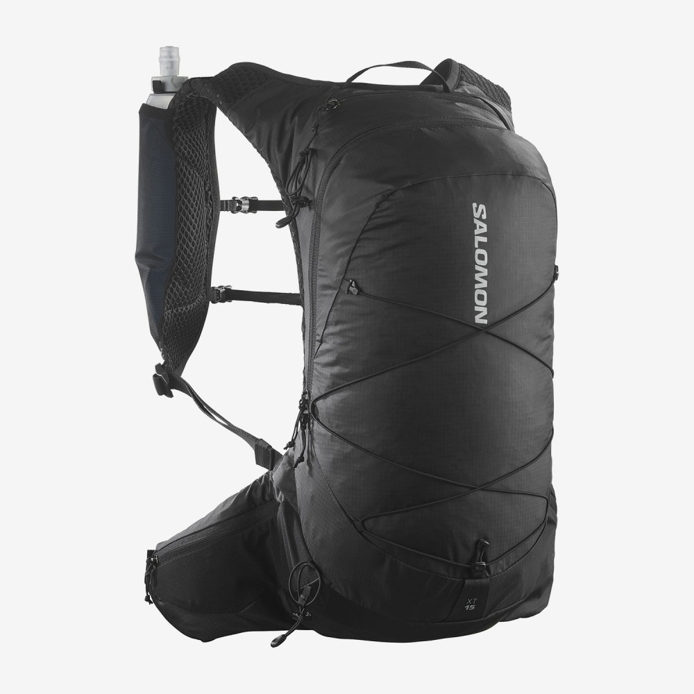 ΣΑΚΙΔΙΟ ΠΛΑΤΗΣ SALOMON XT 15L (WITH FLASK) - ΜΑΥΡΟ - CLOTHING FOOTWEAR ...