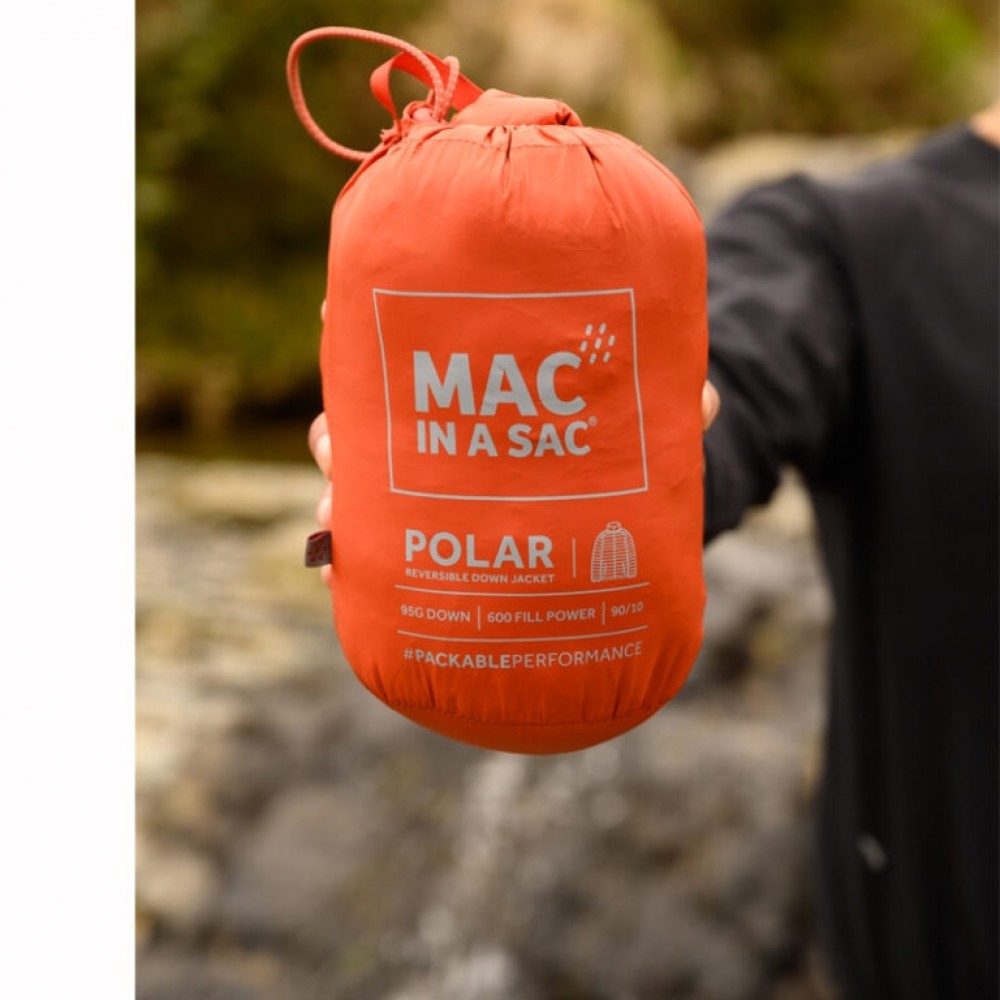 ΜΠΟΥΦΑΝ ΠΟΥΠΟΥΛΕΝΙΟ MAC IN A SAC REVERSIBLE - ΠΟΡΤΟΚΑΛΙ/ΓΚΡΙ - CLOTHING ...