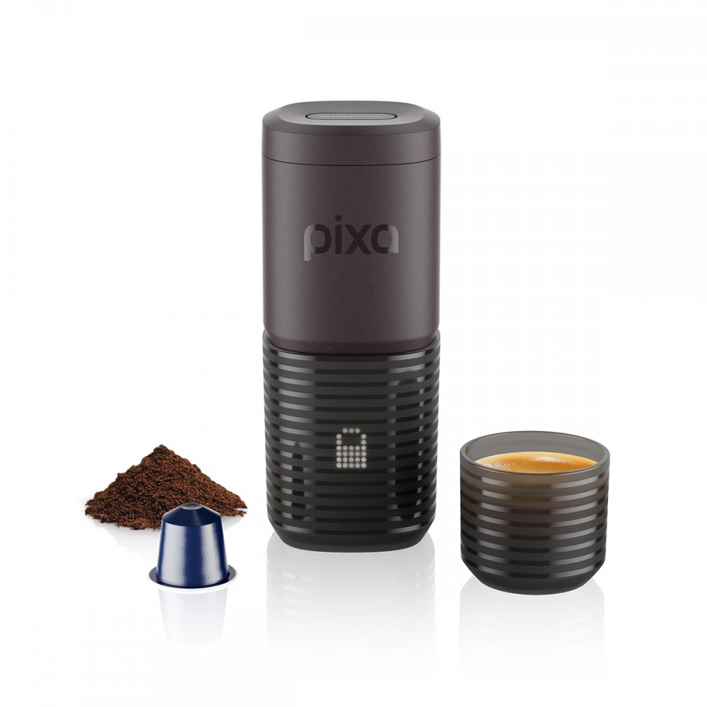 PIXAPRESSO WACACO ΦΟΡΗΤΗ ΗΛΕΚΤΡΙΚΗ ΜΗΧΑΝΗ ESPRESSO - DARK BURGUNDY