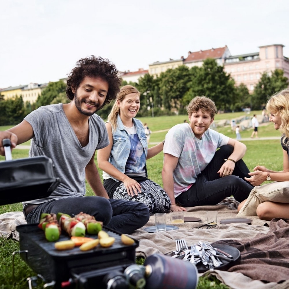 ΦΟΡΗΤΗ ΨΗΣΤΑΡΙΑ ΥΓΡΑΕΡΙΟΥ WEBER® GO-ANYWHERE - BLACK - Ψησταριές - CAMPING