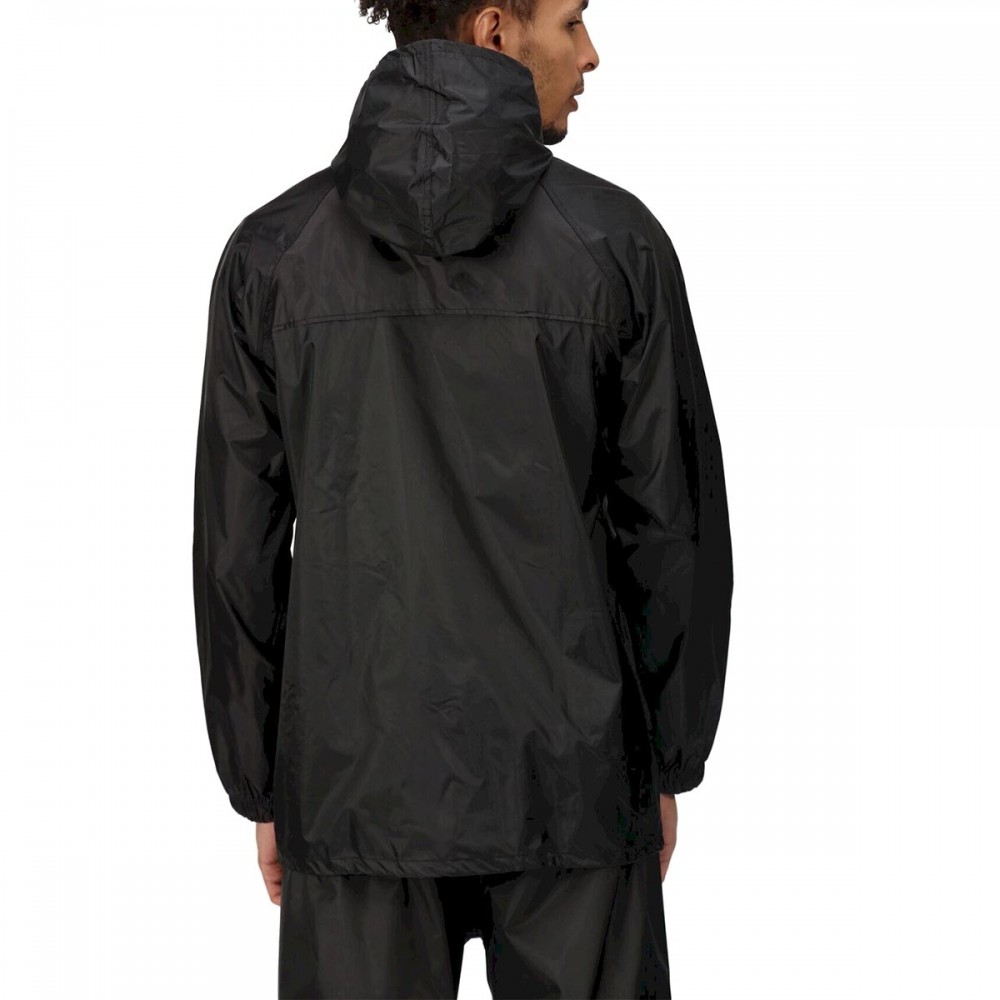 ΑΔΙΑΒΡΟΧΟ ΤΖΑΚΕΤ REGATTA STORMBREAK - BLACK - CLOTHING FOOTWEAR CASUAL