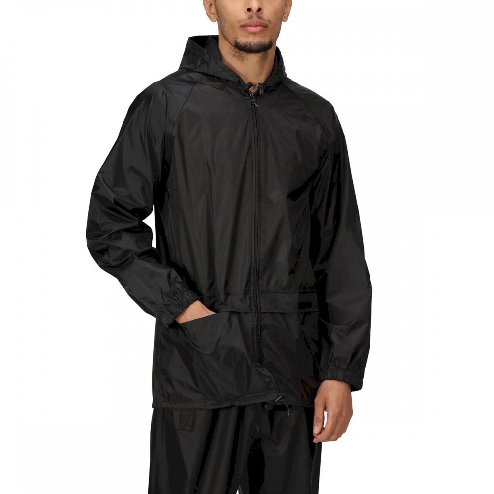 ΑΔΙΑΒΡΟΧΟ ΤΖΑΚΕΤ REGATTA STORMBREAK - BLACK - CLOTHING FOOTWEAR CASUAL