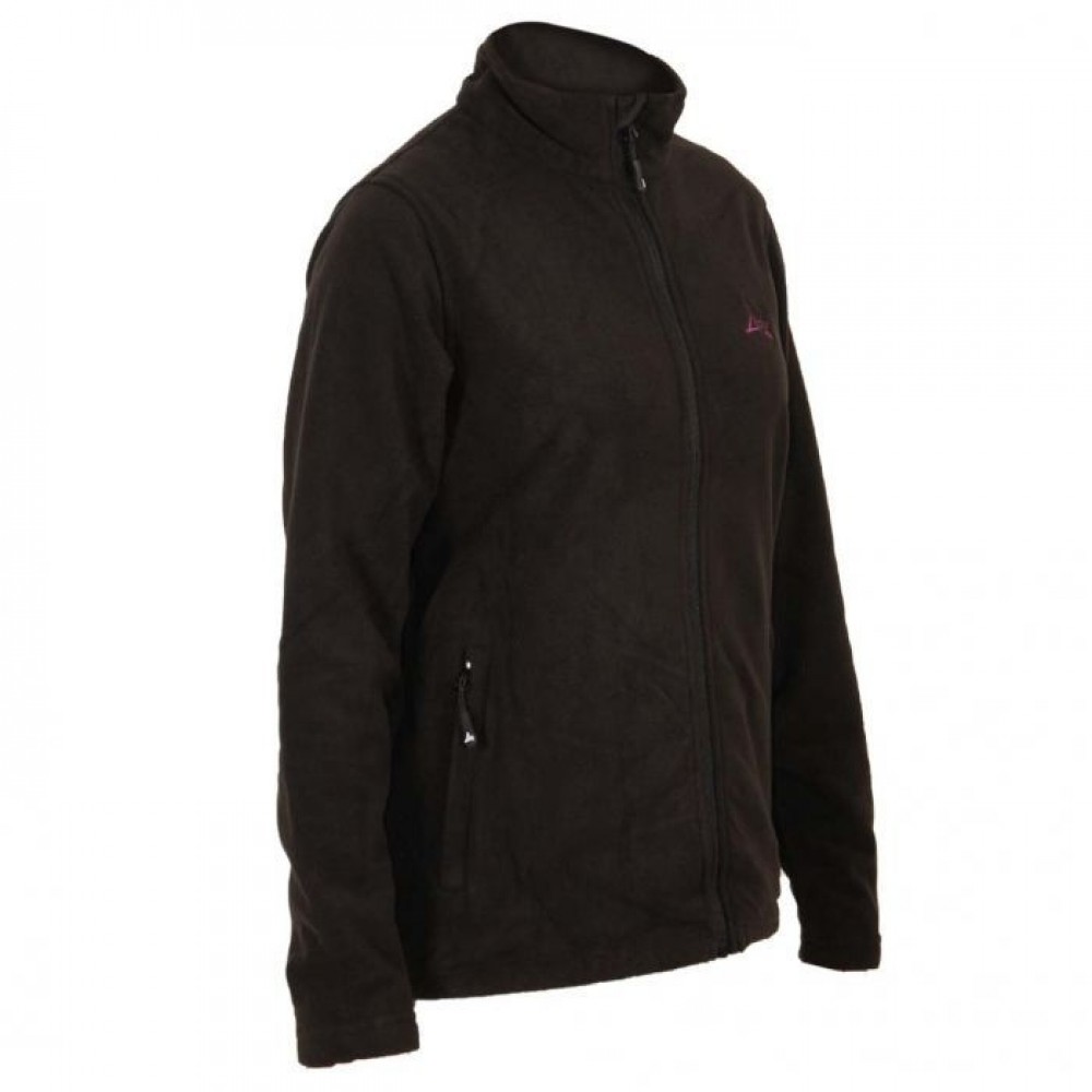 ΖΑΚΕΤΑ ΓΥΝΑΙΚΕΙΑ APU FLEECE FULL ZIP NANGA - ΜΑΥΡΟ - Clothing ...